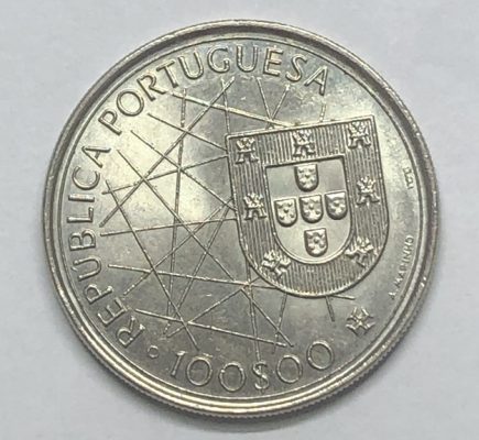 100 ESCUDOS 1989 - NUMISMÁTICA REPÚBLICA